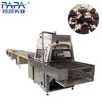 China Industrial Chocolate Enrobing Machine 600mm Belt Width 20.8kw for Nuts and Fruits for sale
