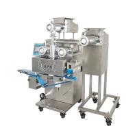 China P188 Automatic Four Hoppers Mooncake Encrusting Machine 60-99pcs/min 220V for sale