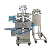 China P188 Automatic Four Hoppers Mooncake Encrusting Machine 60-99pcs/min 220V for sale