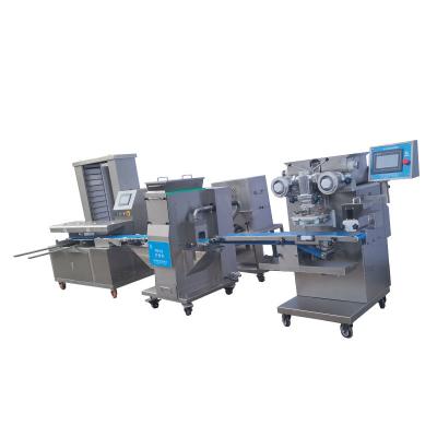 China Papa Large P190 Automatic Four Hoppers Mooncake Cookies Stuffing Filling Machine for sale