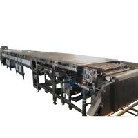 China Automatic Finger Biscuit Chocolate Coating Machine 400mm Belt Width 380V for sale