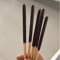 China Automatic Pocky Biscuit Machine 400mm Chocolate Coating Line 380V for sale