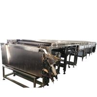 China Automatic Finger Biscuit Chocolate Coating Machine 400mm Belt Width 380V for sale