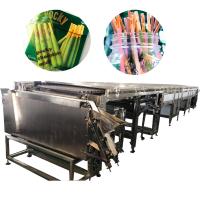 China Automatic Pocky Biscuit Machine 400mm Chocolate Coating Line 380V for sale
