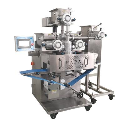 China Papá nuevo lanzado Gran P190 Automático Cuatro Hoppers Maamouls Maquina de encrustar galletas en venta