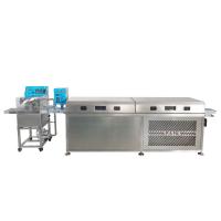 China PE8-PE60 Chocolate Enrobing Machine | 8-60kg Capacity | 220V Single Phase | Food Grade 304 Stainless Steel for sale