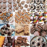 China Automatic Zigzag Chocolate Decorator Machine 400mm Belt Width 4kW Power for Industrial Food Production for sale