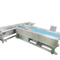 China Multiple Lanes Horizontal Pan Arranging Machine 500mm Belt Width 300pcs/min for Food Production Lines for sale