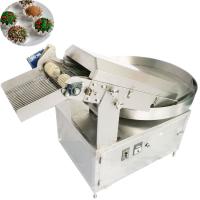 China Automatic Rotary Table Coating Machine 1000mm Diameter 0.5kW for Cocoa Powder Chocolate Sprinkles for sale