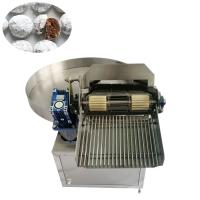 China Automatic Rotary Table Coating Machine 1000mm Diameter 0.5kW for Cocoa Powder Chocolate Sprinkles for sale