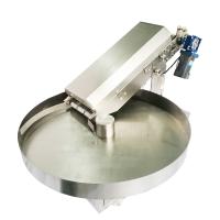 China Fully Automatic Cocoa Powder Rotary Table Coating Machine 1000mm 220V for sale