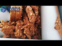 Papa piccola linha de produção de proteínas de barras de chocolate P307 com máquina de embalagem