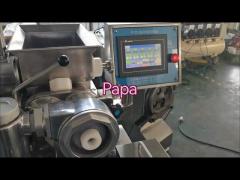 Papa Spiral Type Cookie Biscuit P170 Automatic Encrusting Machine Double Filling Demo