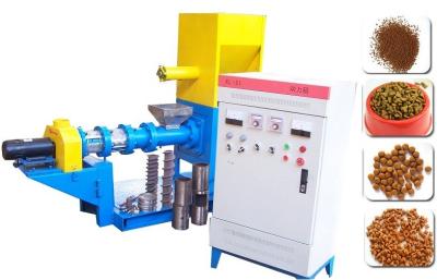 China 37KW Floating Fish Poultry Animal Feed Pellet Machine 2.10*1.145*1.35m for sale