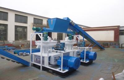 China Cable Drumsas / Scrap Wood Pellet Production Line With Double Roller Shredder for sale
