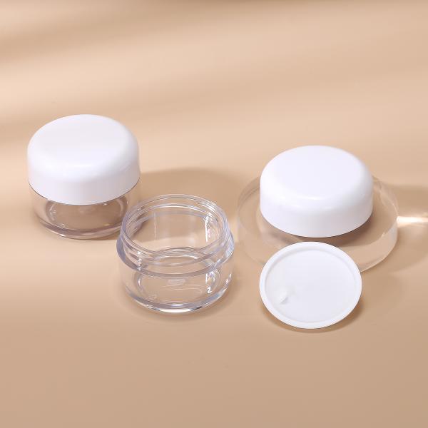 Quality White Round Plastic Cream Bottles 200ml Smooth Surface ISO9001 Certification for sale