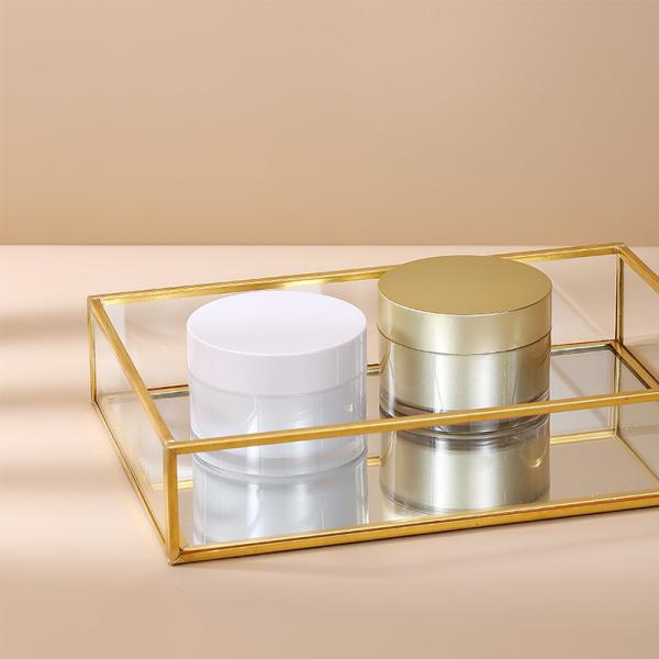 Quality Large Capacity Thick Wall Cosmetic Jar White Cream Jar For Beauty Products for sale