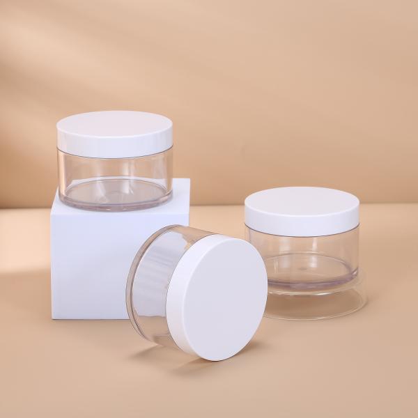 Quality 200 Milliliters Thick Wall Cosmetic Jar Plastic Jar For Cream Environmentally Friendly for sale