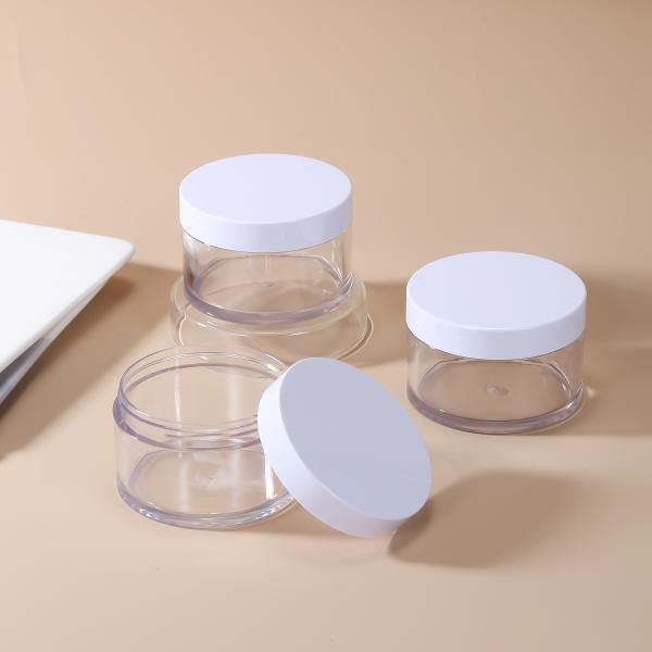 Quality 500ml PET Cream Jar Wide Mouth Cosmetic Cream Containers 14g Weight for sale