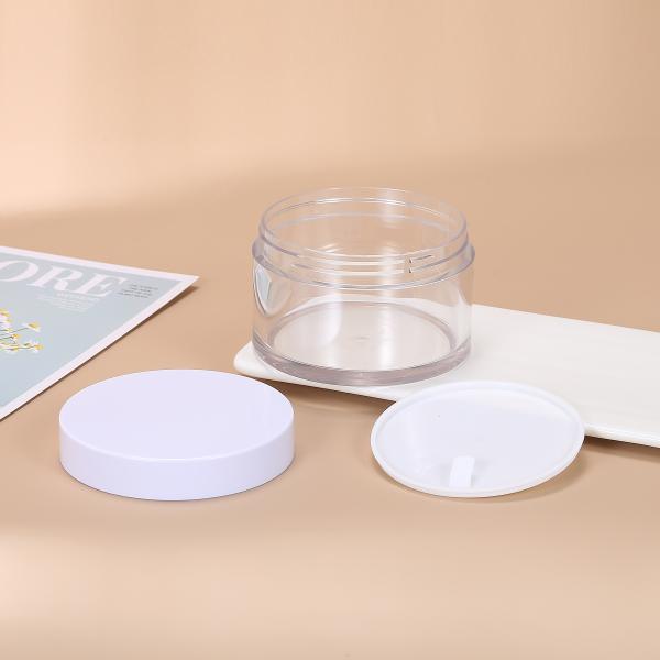 Quality 500ml PET Cream Jar Wide Mouth Cosmetic Cream Containers 14g Weight for sale