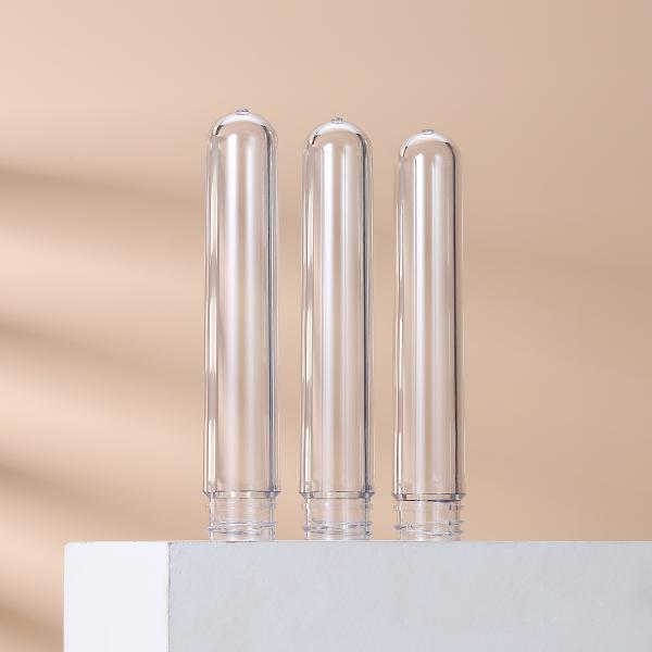Quality Clear Cosmetic PET Bottle Embryo Neck Finish Bottom Type Custom Printing for sale
