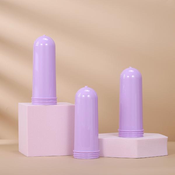 Quality Shape Customized Cosmetic Bottle Preform PET Material Screen Printing for sale