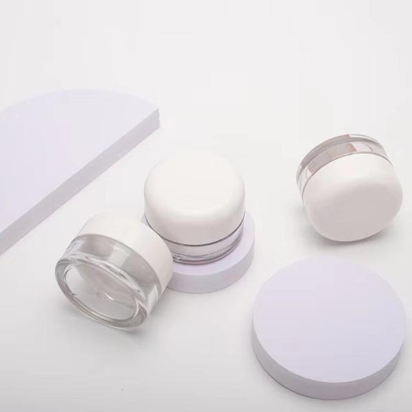 Quality PET Eco Friendly Cream Jar Plastic Skincare Cream Jar Containers for sale