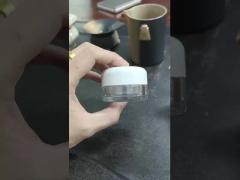 Duidelijke 30 ml PET-crèmefles met 15 ml voering