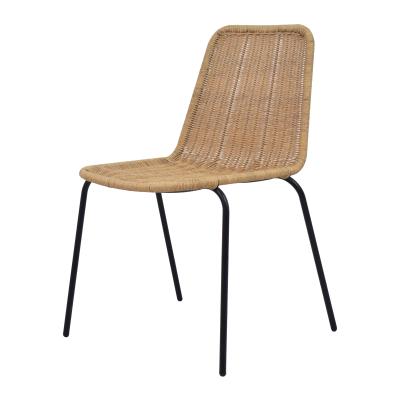 China YILIN Weather Rattan Patio Cafe Garden Outdoor Chair Wholesale Factory All Dining Room Furniture Modern Provide Customized Size for sale
