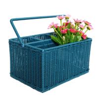 China Rattan Remote Control Coffee Table Office Sundries Partition Storage Basket Multi Function Storage Basket for sale