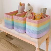 Quality Customisable Woven Decorative Storage Bins Weightcapacity Up To 10kg Durable for sale