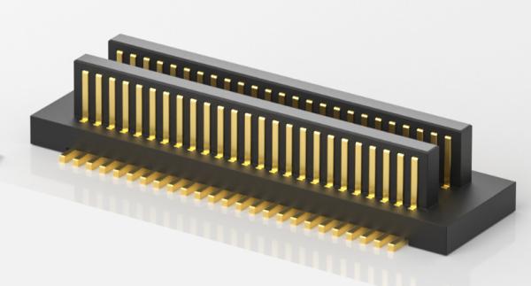 0.5 Mm Pitch Connector BTB Connector Male Up To 100P High Density Low Profile