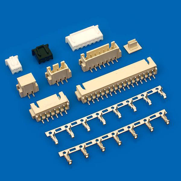 Verticle SMT PCB 2 Pin Wire To Board Connector With Cover RoHS Certified