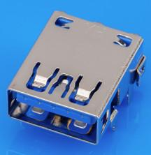 Cina Contatto in oro USB 3.0 connettore 90° DIP in acciaio inossidabile in vendita