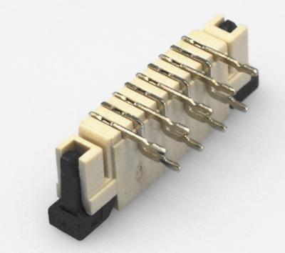 China 1.0mm Pitch Right Angle DIP Termination FPC Connector met slot H=2.5mm 05A 50V FPC-ontvanger Te koop