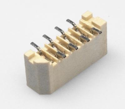 China SMT FPC-vat 1.0mm Pitch 4~30P FPC-connector Verticale verbinding H=5.4mm Te koop