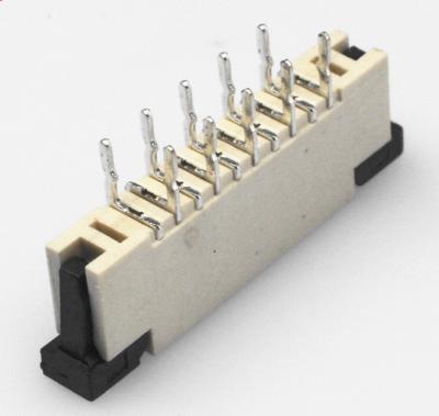 China 1.0mm Pitch Vertical DIP Termination FPC Connector met slot H=2.5mm tot 35P Te koop