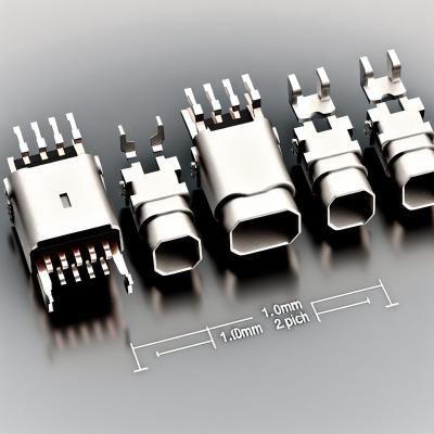 China Conector FPC SMT de passo 1,0mm, flip traseiro, altura 2,0mm à venda