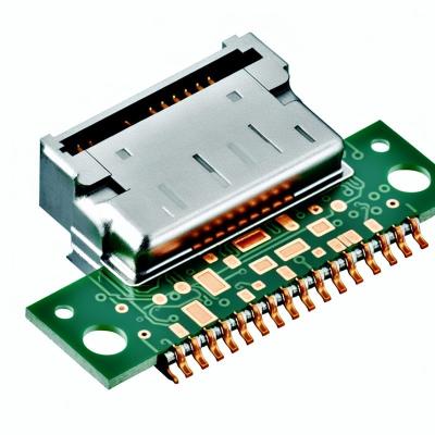 Cina Connettore FPC SMT passo 1,0 mm, ribaltamento posteriore, altezza 2,0 mm in vendita