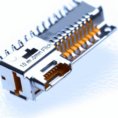 Cina Connettore FPC passo 1.0mm tipo SMT orizzontale con design a ribaltamento posteriore in vendita