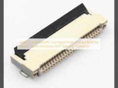 Alinta 1.0mm Pitch FPC Connector Front Contact Back Flip Height 2.0mm Horizontaal SMT Type FFC Connector