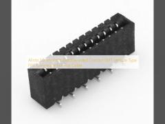 Alinta Conector FPC de tipo vertical SMT de contato de dois lados de altura de 1,0 mm para cabo plano