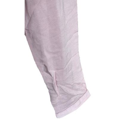 China Van de de Kraag Omgord Viscose van de de zomer Lang Koker de Ruchesoverhemd Te koop