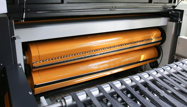 Double rotary sheet cutter