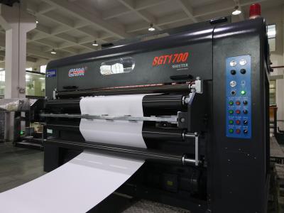 China Userfriendly  Kraft Paper Roll Cutting Machine INK JET Paper Roll To Roll Cutting Machine for sale