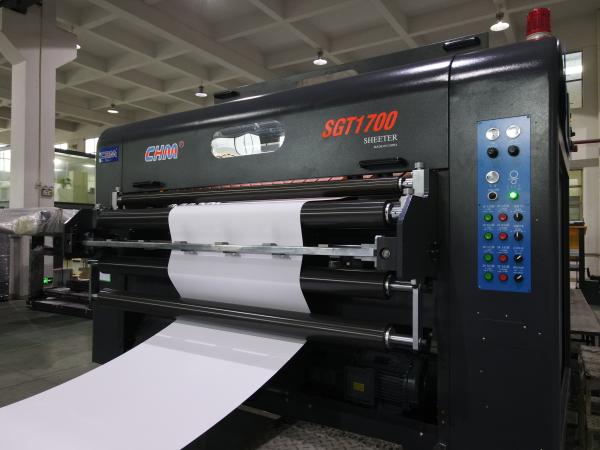 Quality Userfriendly Kraft Paper Roll Cutting Machine INK JET Paper Roll To Roll Cutting for sale