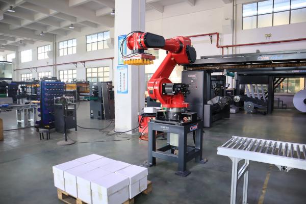 Quality 2550mm A4 Paper Cutting And Packing Machine Six Axis Stacking Machine for sale