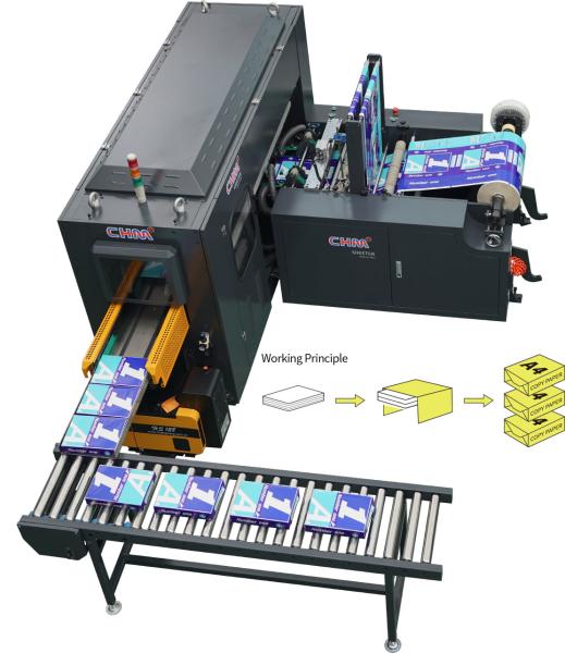 Quality 380V A4 Paper Cutting And Packing Machine A4 Paper Making Machine 24vdc for sale