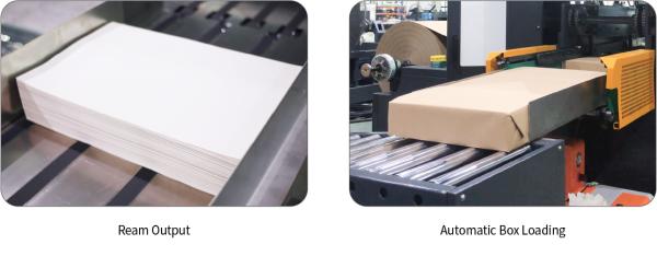 Quality 8k A4 Paper Cutting And Packing Machine 4 Pockets 5 Rolls Production Line A4 for sale
