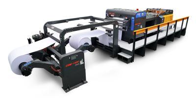 China Single Rotary Knife Paper Sheeting Machine 6000mm  Foil Paper Cutting Machine for sale